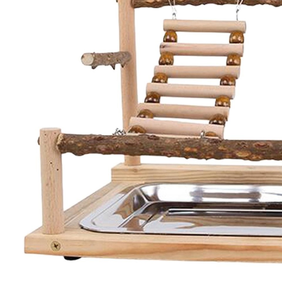 Bird Playground Parrot Perch Playstand Playpen Perches PlayGym Stand ...