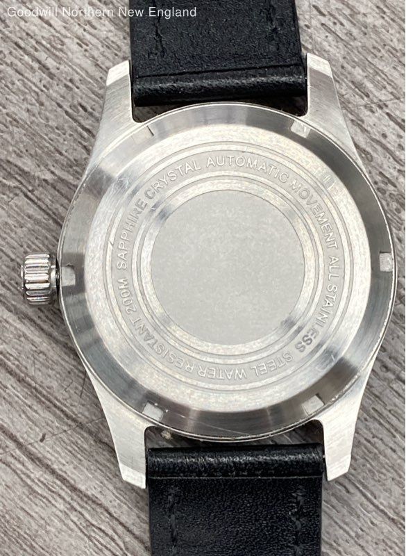 Unbranded Dial w. TMI NH35A Movement Automatic Watch Silver Tone Case ...