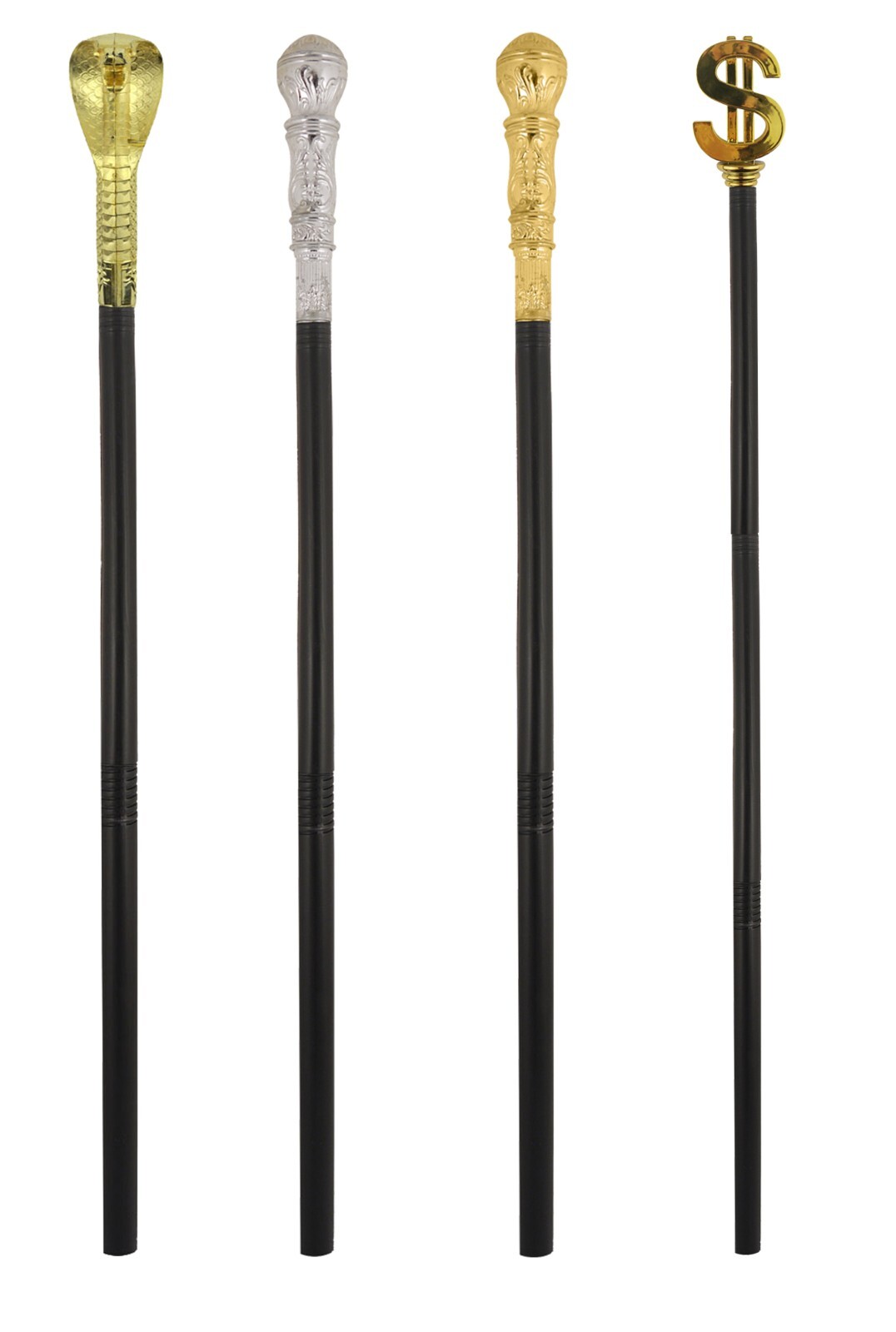 Pimp Stick Top 3 Pcs Snake Cane Dollar Cane Gangster Hip Hop Party ...