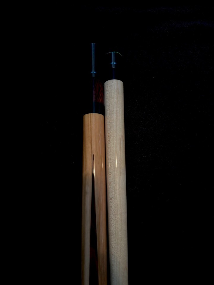 Custom(1/1) Jacoby Pool Cue Olivewood, Cocobolo, Tulipwood, Abalone ...