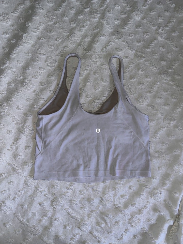 Lululemon White Align Tank Size 6 | eBay