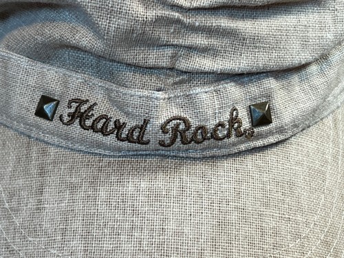 RARE ~ Hard Rock Cafe™ COMRADE Hat ~ FlexFit OSFA ~ Champagne Tan ~ BOX ...