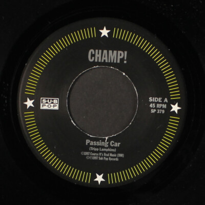 CHAMP!: passing car / crashing jet SUB POP 7" Single 45 RPM | eBay