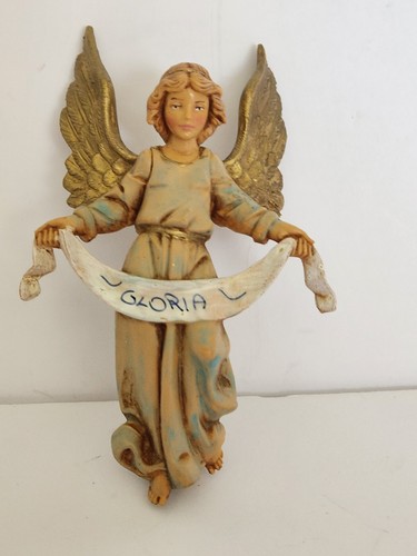 Fontanini Italy Nativity Set Angel With loria Banner | eBay