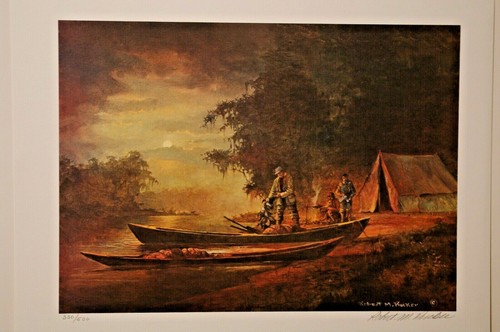 Robert Rucker S/N print "Duck Hunting" | eBay