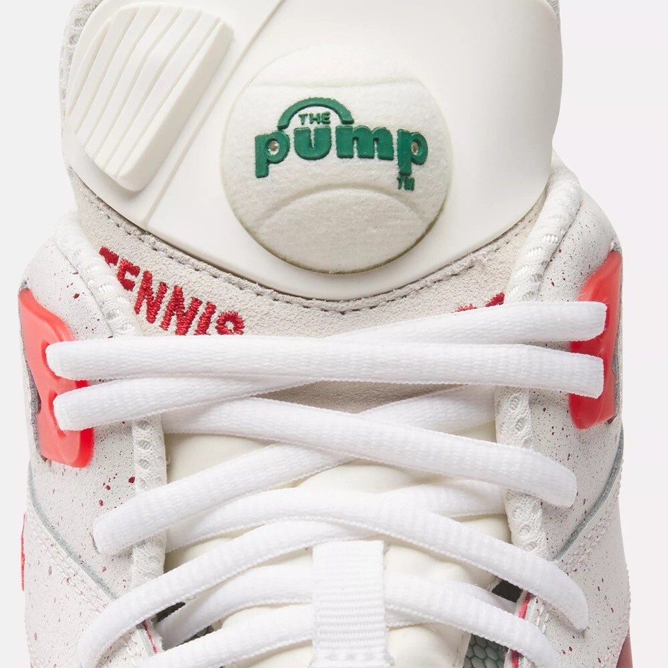 Men Reebok Victory Pump Tennis Shoes Sneakers Red White Green 100208441 ...