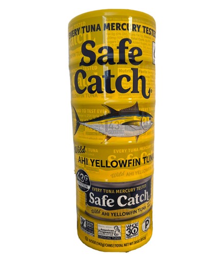 6 Safe Catch Wild Ahi Yellowfin Every Tuna Tested For Mercury Tuna Exp ...