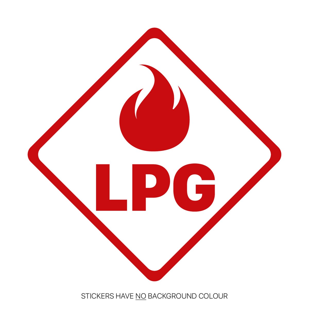 Lpg Gauge LPG Warning Stickers Pack Of 6 - 100x100mm For Caravan ...