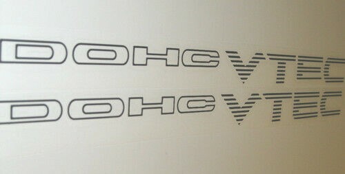 Pair of DOHC VTEC Decal Stickers JDM Import Car Racing | eBay