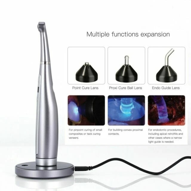 Dental Wireless LED 1 Sec Curing Light Cure Lamp with Caries Detector ...