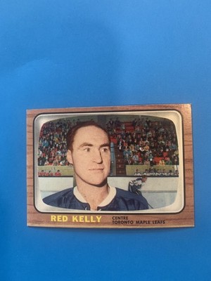 66/67 Topps #79 Red Kelly Toronto Maple Leafs HOF NM-M | eBay