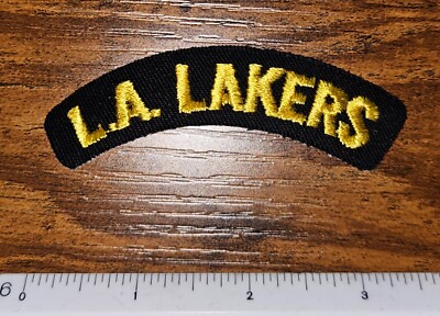 Los Angeles Lakers Vintage NBA Basketball Kobe Bryant Sew On Rocker ...