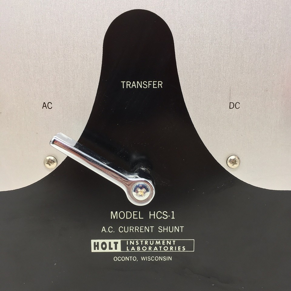 Holt Instrument Laboratories Model HCS-1 AC Current Shunt AC DC ...