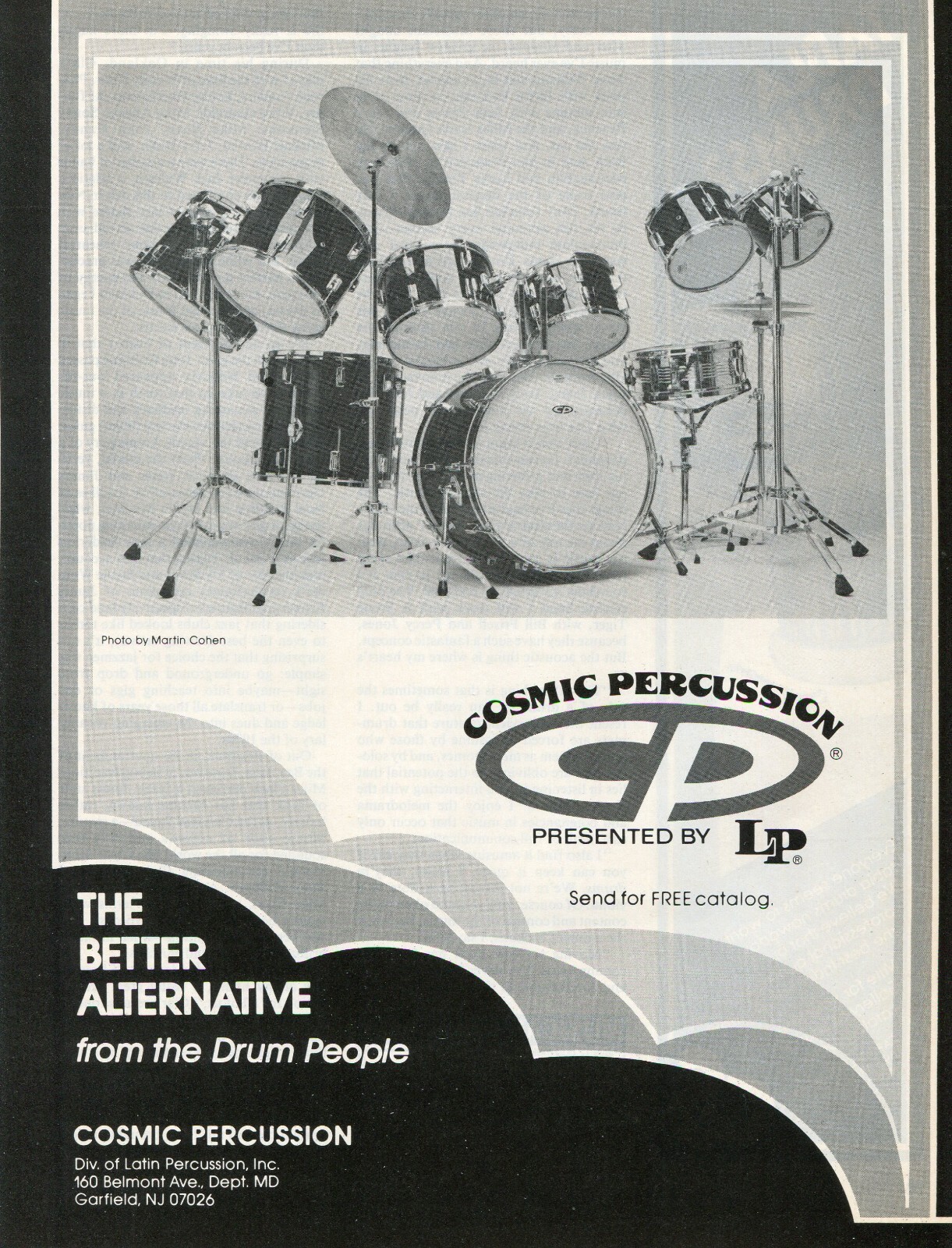 1983 Print Ad of LP Latin Percussion Cosmic Supreme CP-P9 Drum Kit | eBay