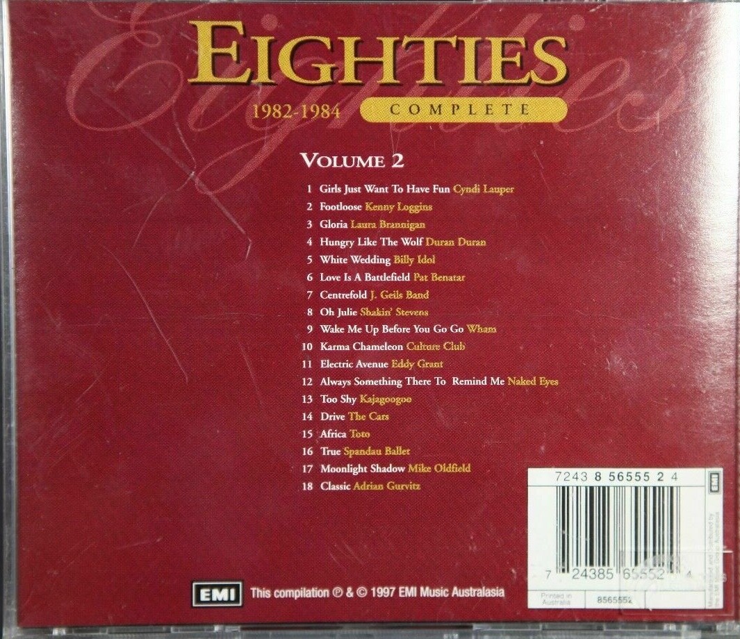 Eighties Complete, Vol. 2 by Various Artists (CD, 1997) for sale online ...