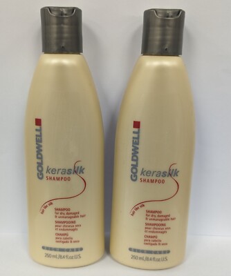 LOT OF 2 GOLDWELL KERASILK RICH CARE SHAMPOO 8.4FL. OZ. EACH | eBay