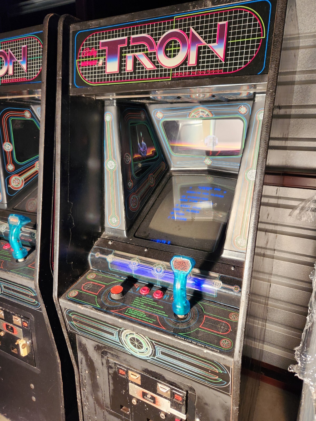 Super rare! Original Midway TRON Arcade, 100% real 1982 Video Game, NOT ...