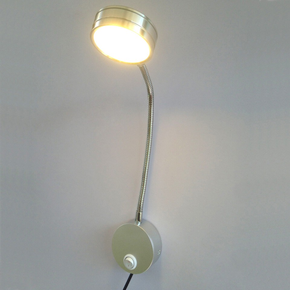 Soft Pipe 3W/5W LED Wall Sconce Light Picture Spotlight Fixture Switch ...