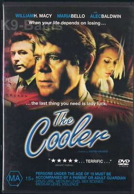 The Cooler DVD William H. Macy Alec Baldwin Maria Bello Region 4 Comedy ...