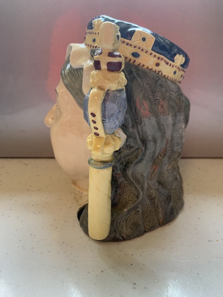 Royal Doulton Large Character Toby Jug Queen Victoria D6788 Special ...