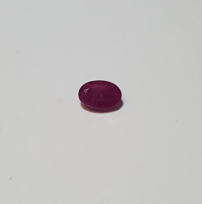 Oval shaped ruby. 6x4mm oval shaped genuine red ruby. | eBay
