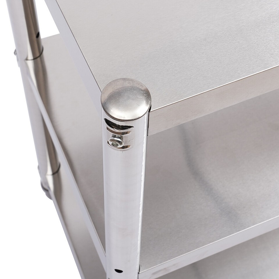 3 Tiers Kitchen Shelf Shelving Rack Restaurant Shelves Rack Stainless ...