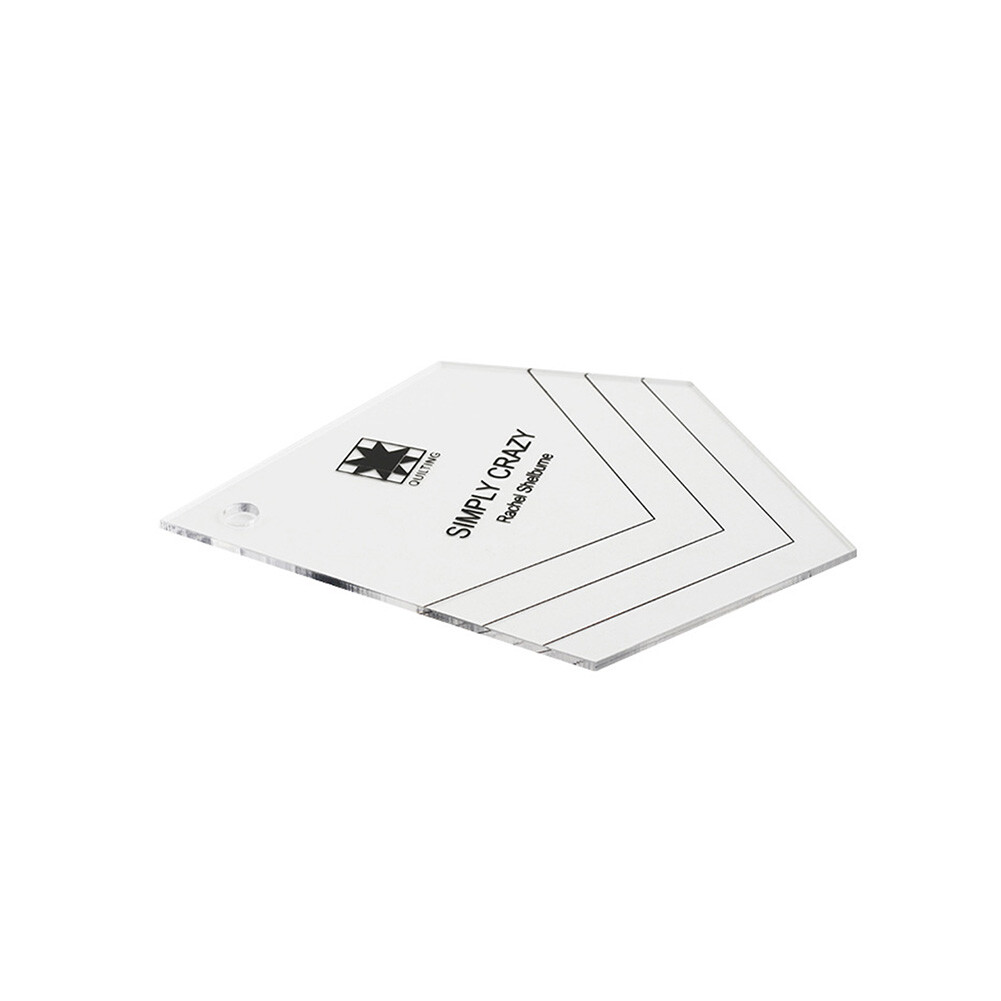 3pcs/set DIY Lightweight Quilting Tools Patchwork Template Sewing Clear ...