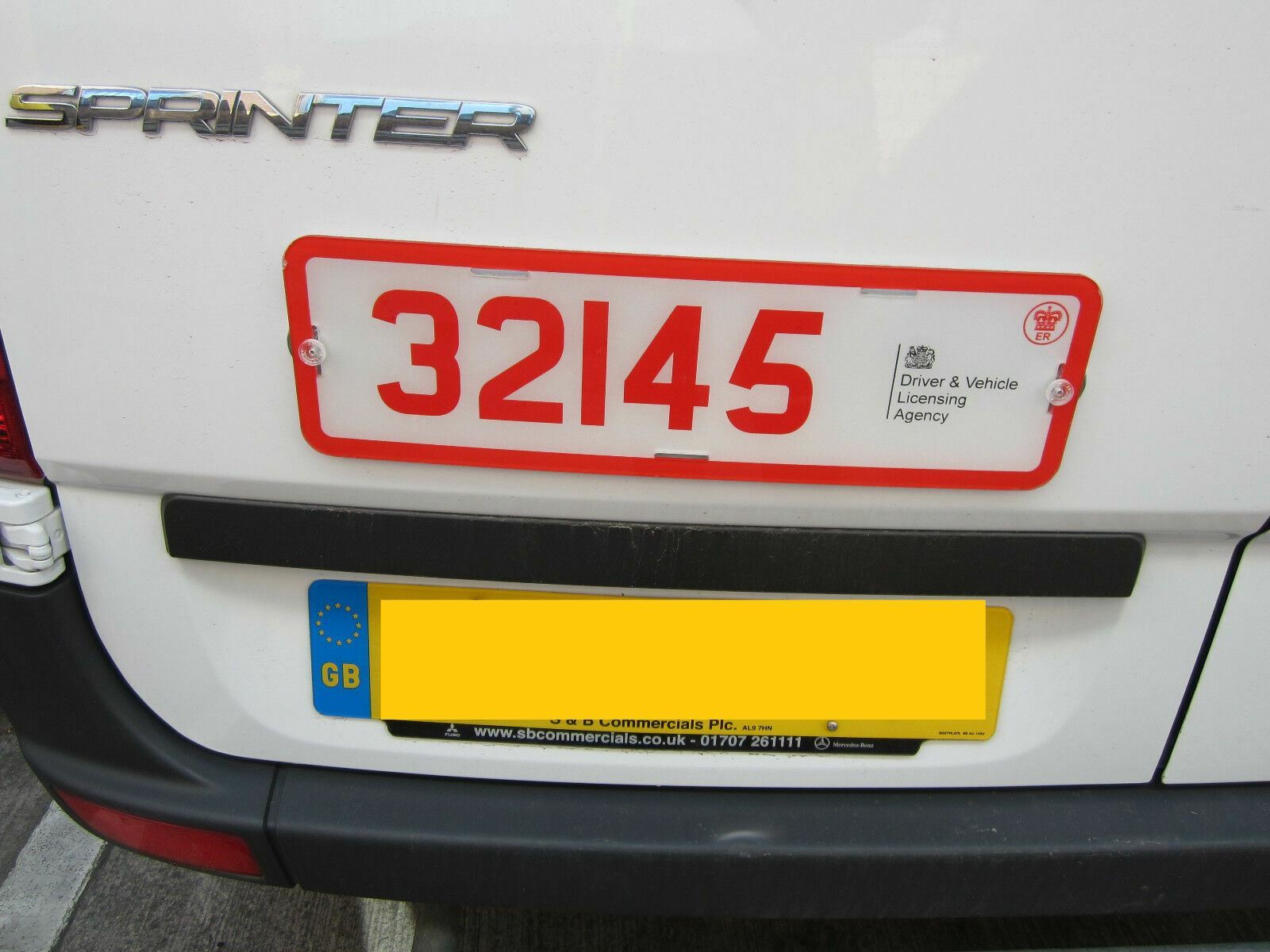 MAGNETIC TRADE PLATE HOLDERS EXTRA STRONG FOR VANS,CARS ANTI SCRATCH | eBay