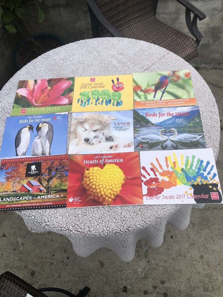 Bundle of 44 Calendars Dated from 2009-2021 Preowned/good | eBay