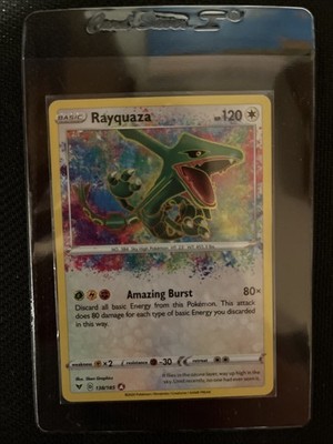 Pokémon TCG Rayquaza Amazing Rare, Vivid Voltage 138/185, Mint ...