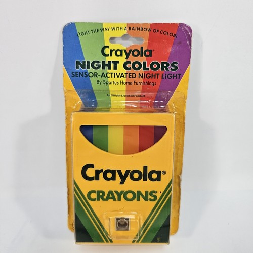 Vintage 1990s Crayola Rainbow Sensor Night Light Spartus M7100 New in ...