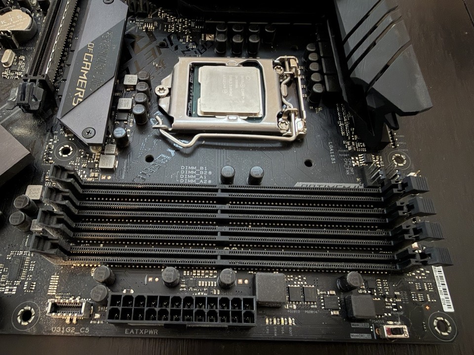 ASUS ROG STRIX Z390-E Gaming ATX Motherboard W/ Intel i9-9900K ...