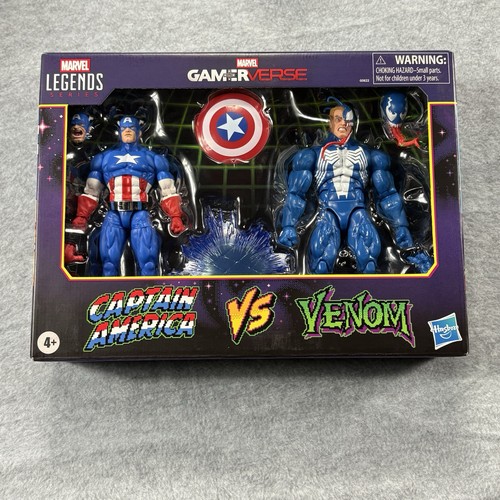 Marvel Legends Gamerverse Captain America vs. Venom 2 Pack 6” Action ...