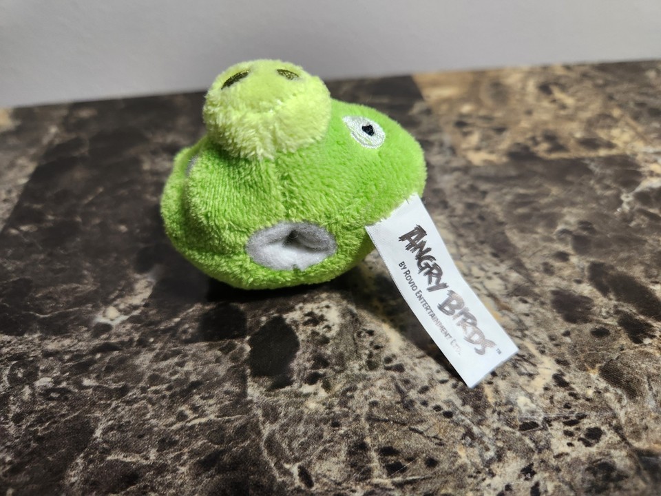 Angry Birds Pencil Topper Finger Puppet Green Pig Plush | eBay