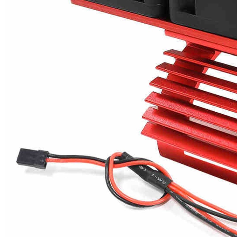 Motor Dual Cooling Fans Heatsink 380 540 550 3650 3660 Radiator 36mm RC ...