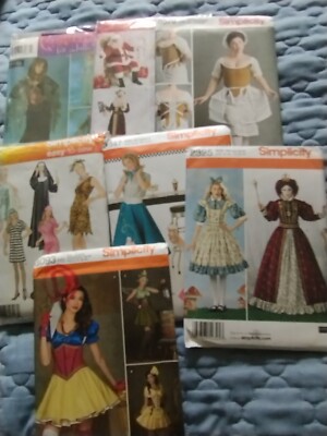 Simplicity Patterns for Adult Halloween Costumes - You Pick | eBay