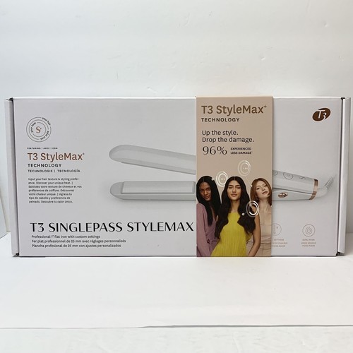 T3 SinglePass StyleMax Professional 1" Ceramic Flat Iron #77592 BRAND ...