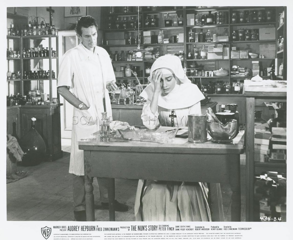 Peter Finch And Audrey Hepburn