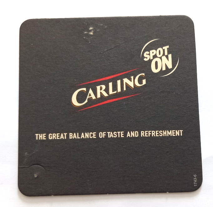 Carling - Carling Froth Golden Glass - Vintage Beer Mat | eBay UK
