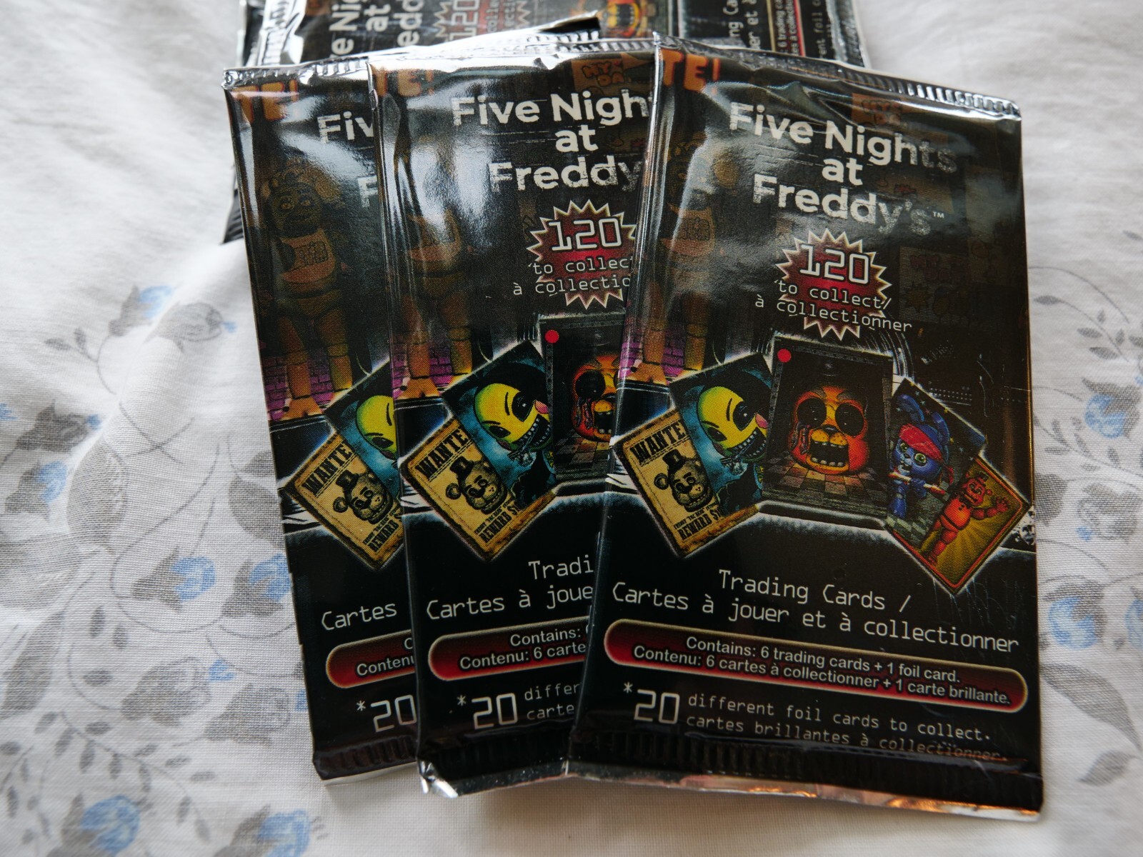 Lot of (3) Five Nights at Freddy's FNAF Trading Card Packs Scott ...
