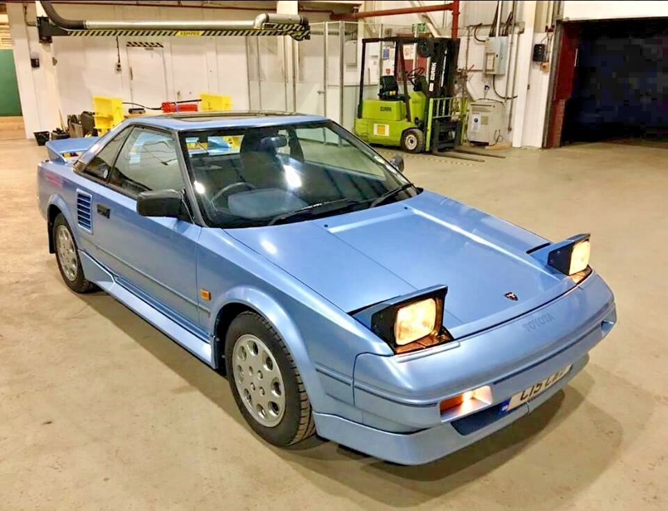 TOYOTA MR2 MK1 CHARCOAL STRIPE STICKERS KIT DECALS for HELIOS BLUE ...