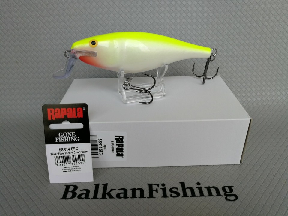 Rapala Super Shad Rap SSR-14 lot of 3 SPECIAL NP+CG+SFC, Colors ...