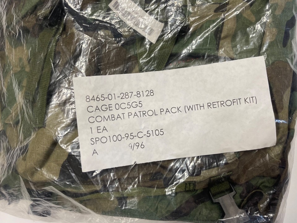 NEW USGI Military Combat Patrol Pack M81 Woodland | eBay