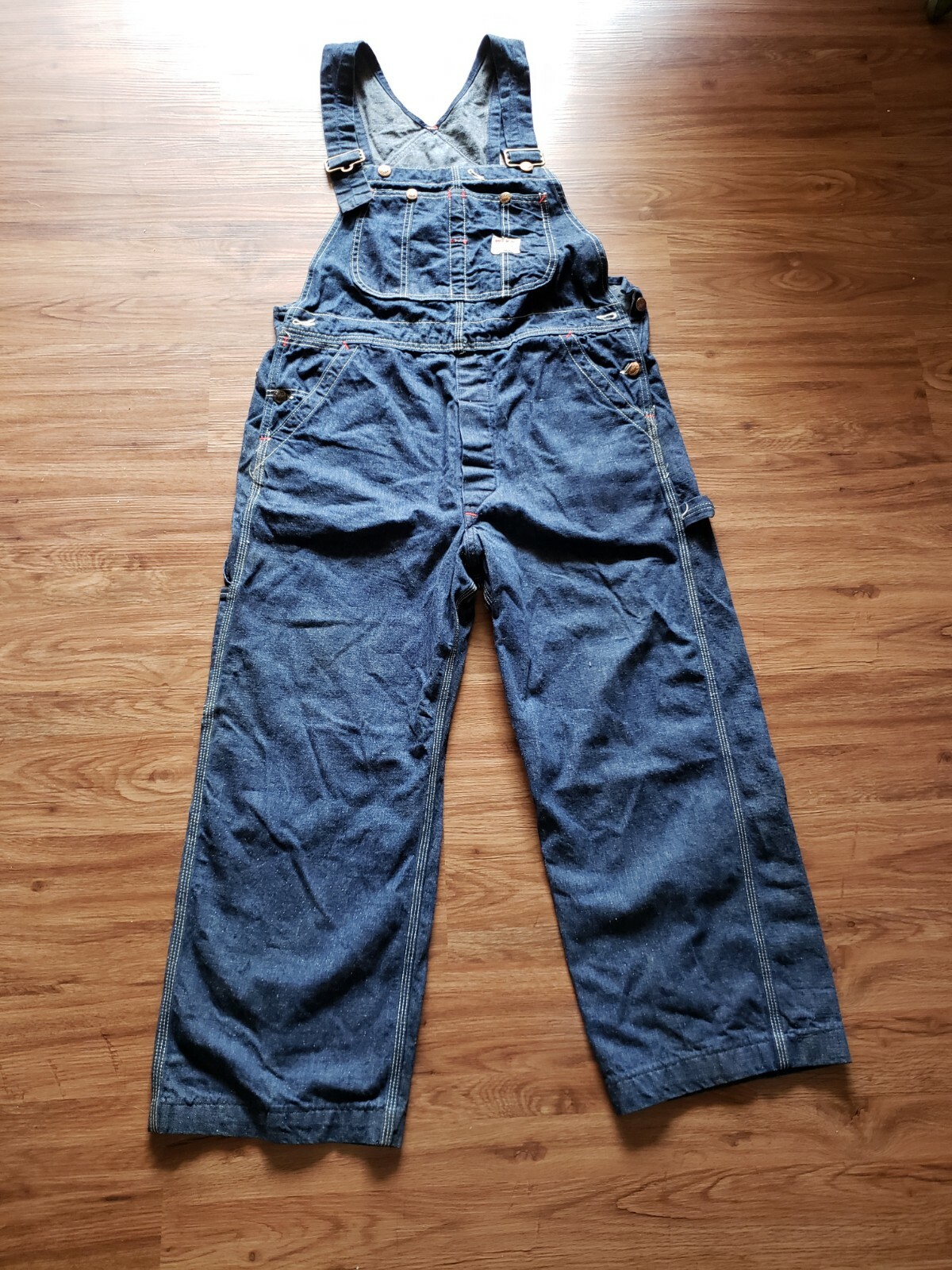 Big Mac Penny's Vintage Denim Overalls 36" Waist - Gem