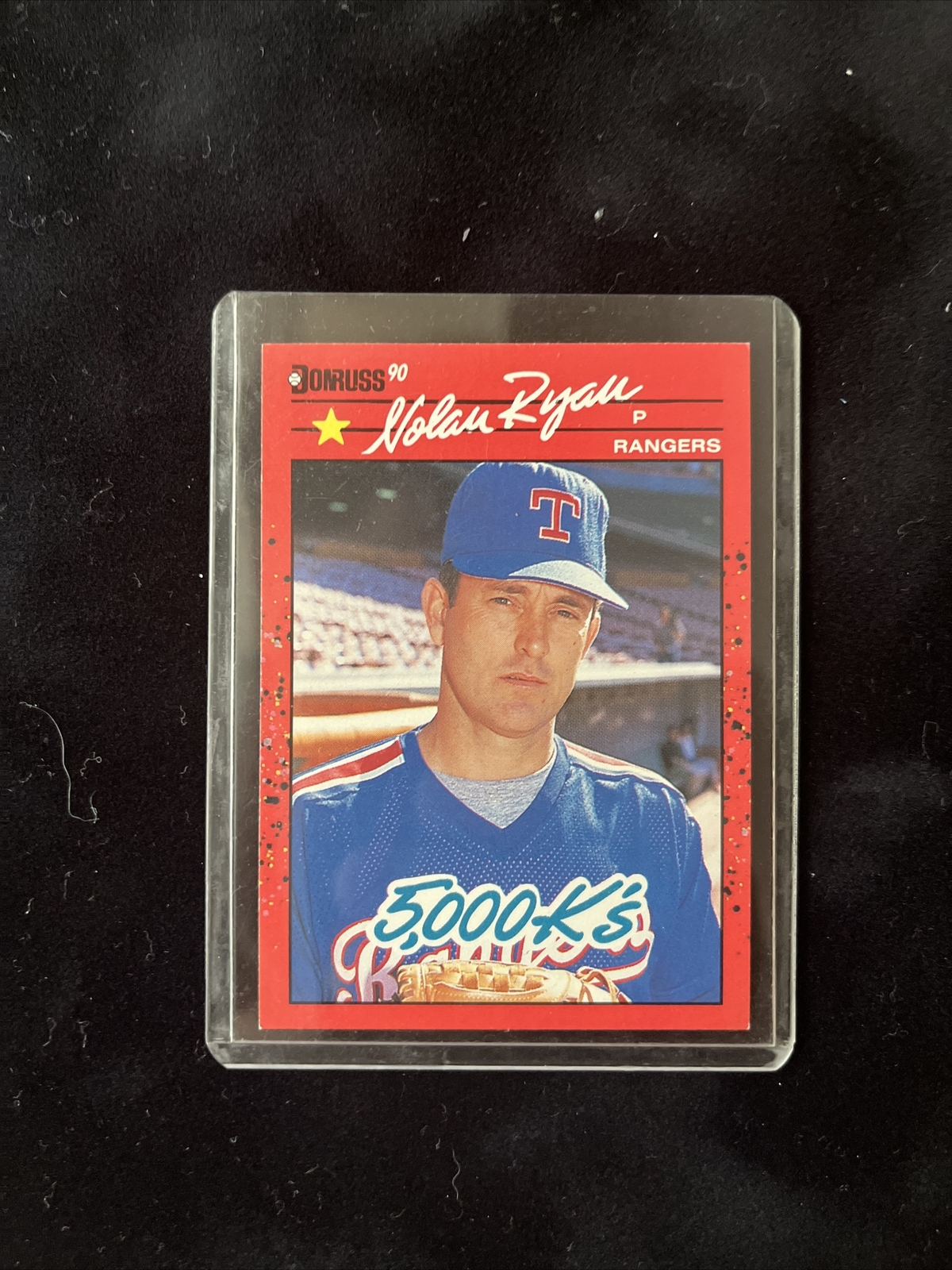 Nolan Ryan 5000k error card. Card #659 front. Card #665 back. Rare. | eBay