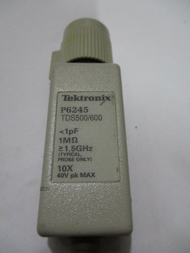 Tektronix P6245 TDS500/600 Oscilloscope Probe 1pF 1.5GHz10X 40v pk MAX ...