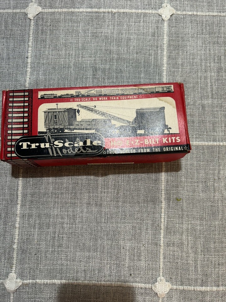 VINTAGE TRU-SCALE HO SCALE CABOOSE CAR MofW ENGINEERING TOOL CAR | eBay