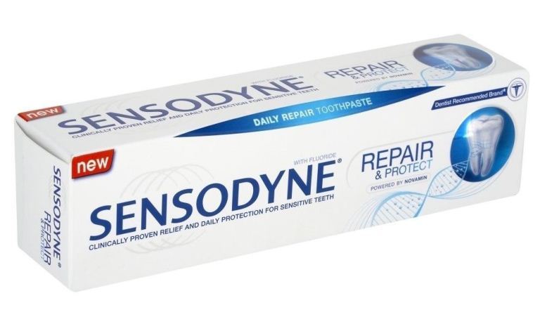 Sensodyne Repair & Protect Toothpaste with NOVAMIN 75ML STRONGER REPAIR ...