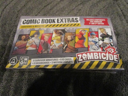 CMON Comics Zombicide 2nd Edition Comic Book Extras Vol 1 Kickstarter ...