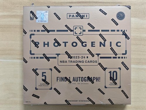2023-24 Panini Photogenic NBA Basketball SEALED Hobby Box WEMBANYAMA ...